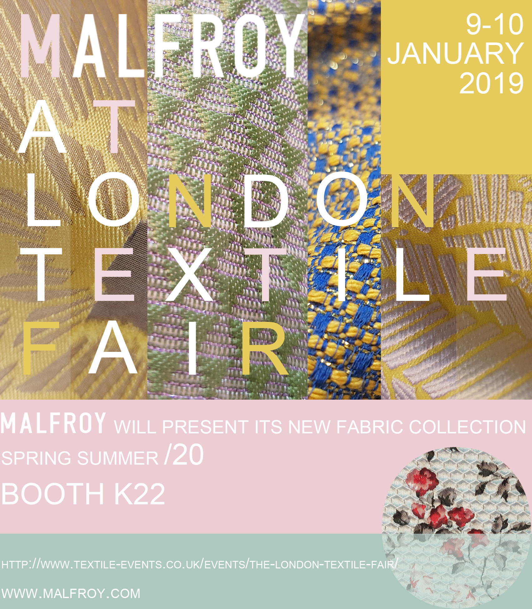 The London Textile Fair January 2019 - Malfroy