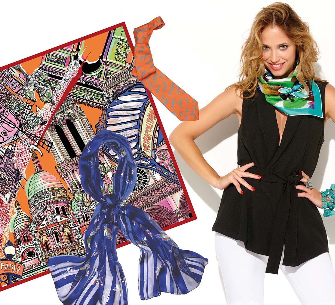 Soignez l’élégance de vos vêtements d’image avec les foulards et ...